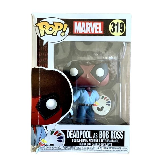 Funko | Toys | Funko Pop Marvel Deadpool As Bob Ros | Poshmark
